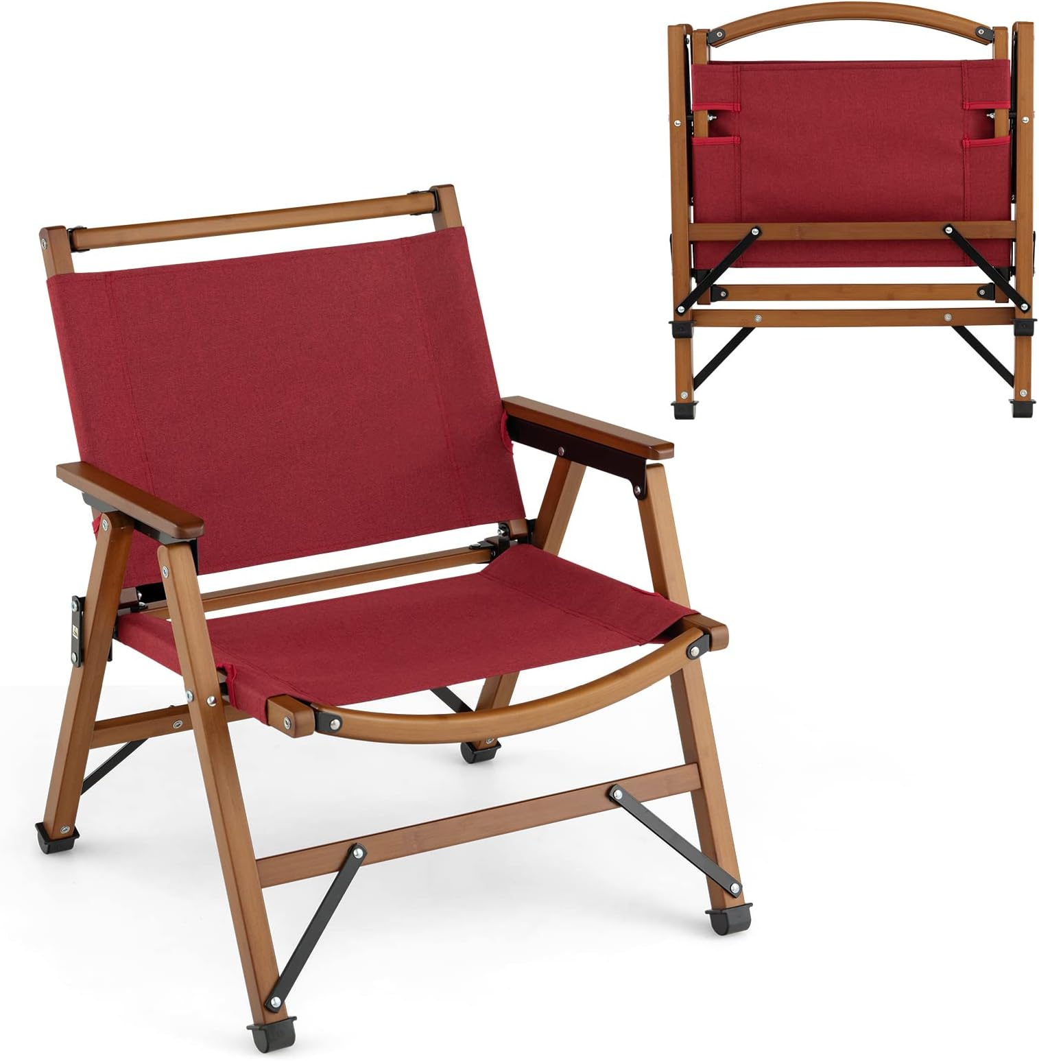 Amazon.com: ROCK CLOUD 2 Pack Low Beach Chair Portable Folding Camping ...
