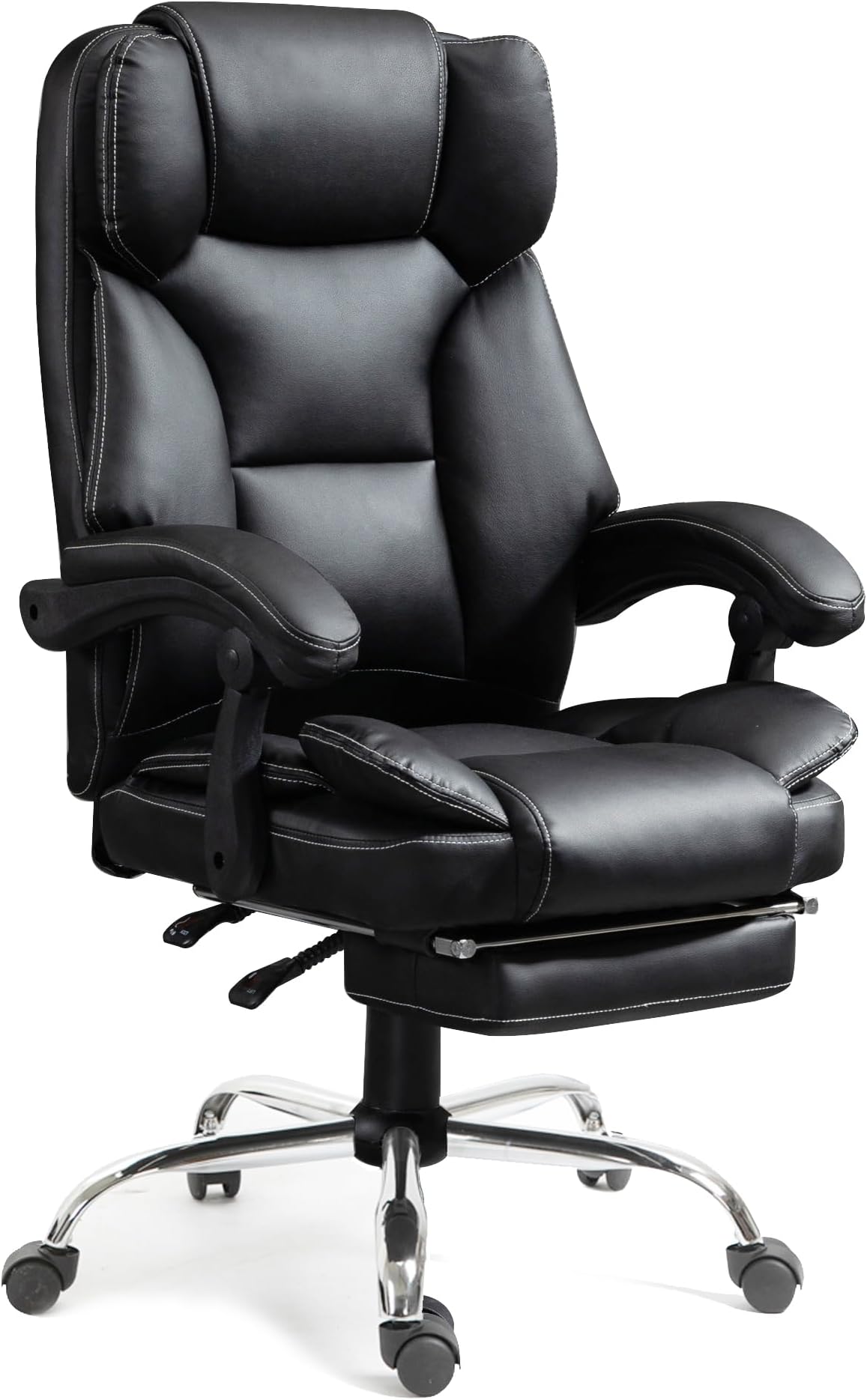 Amazon.com: Hybition Reclining Office Chair with Footrest-Executive ...