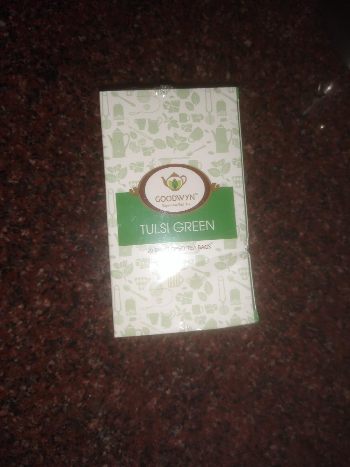 Goodwyn Tulsi Green Tea, De-Stressing and Soothing Green Tea and Herbal ...