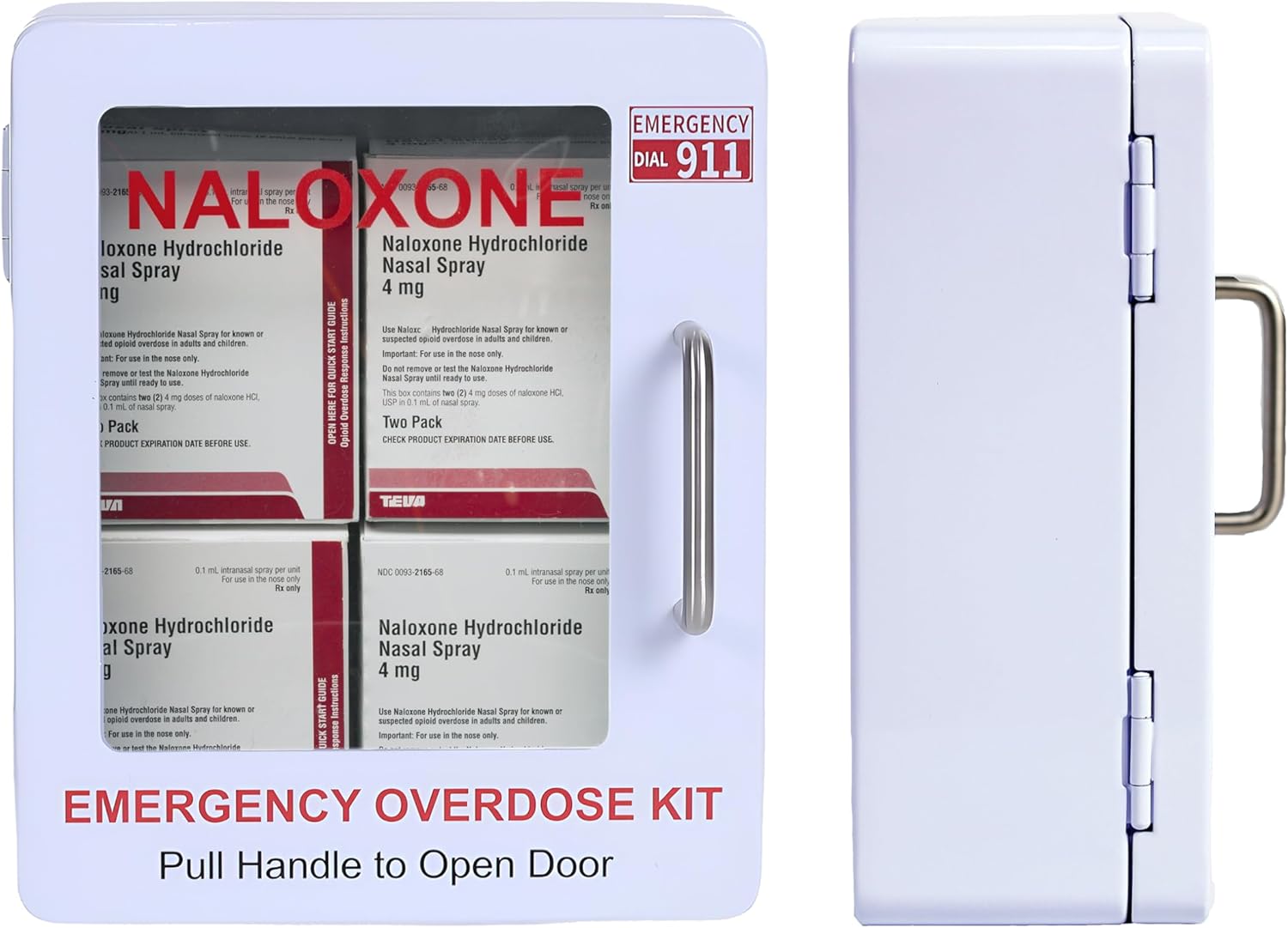 Amazon.com: Naloxone Overdose Emergency Kit Cabinet - Does Not Include ...