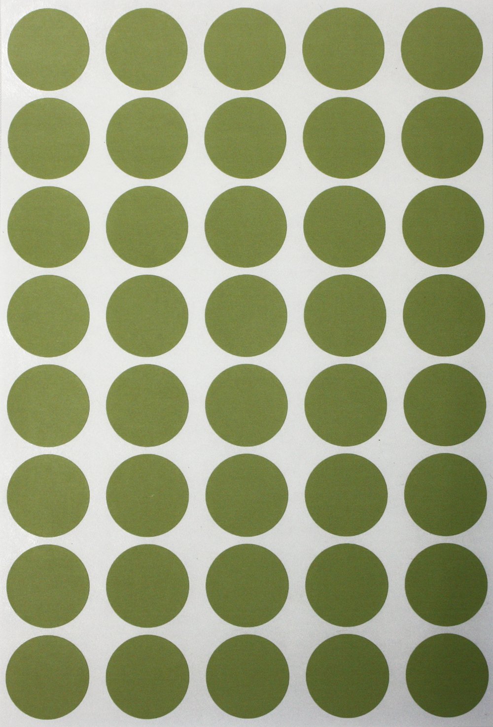 Royal Green Round Blank Sticker Color Coding Labels for Inventory and ...