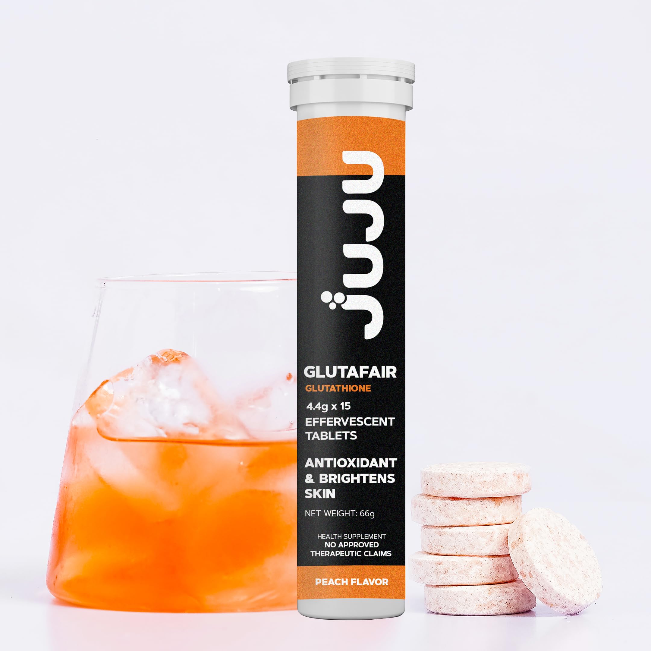 Buy JUJU Advanced Glutathione 250mg Effervescent s - Peach Flavor Drink ...