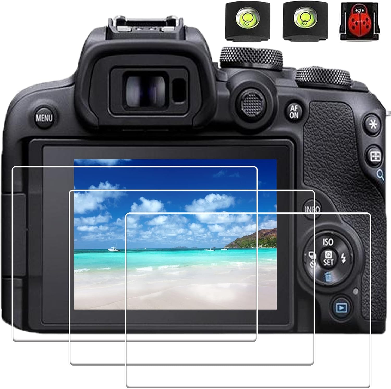 Amazon.com : PCTC R10 screen protector Fit for Canon R10, 3 Packs ...