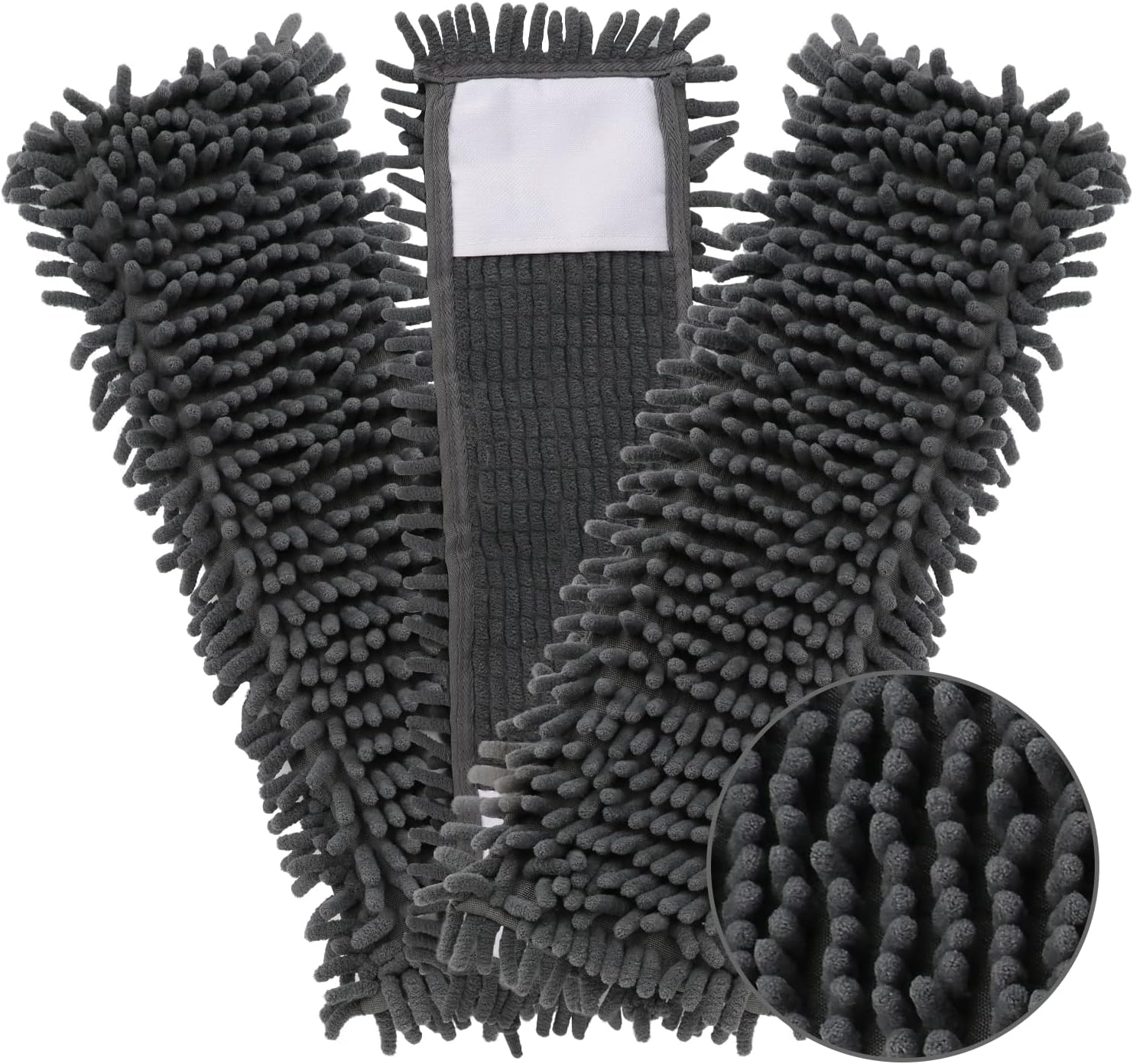 Amazon.com: True & Tidy MP-180 Chenille Mop Pad Replacement Set for ...