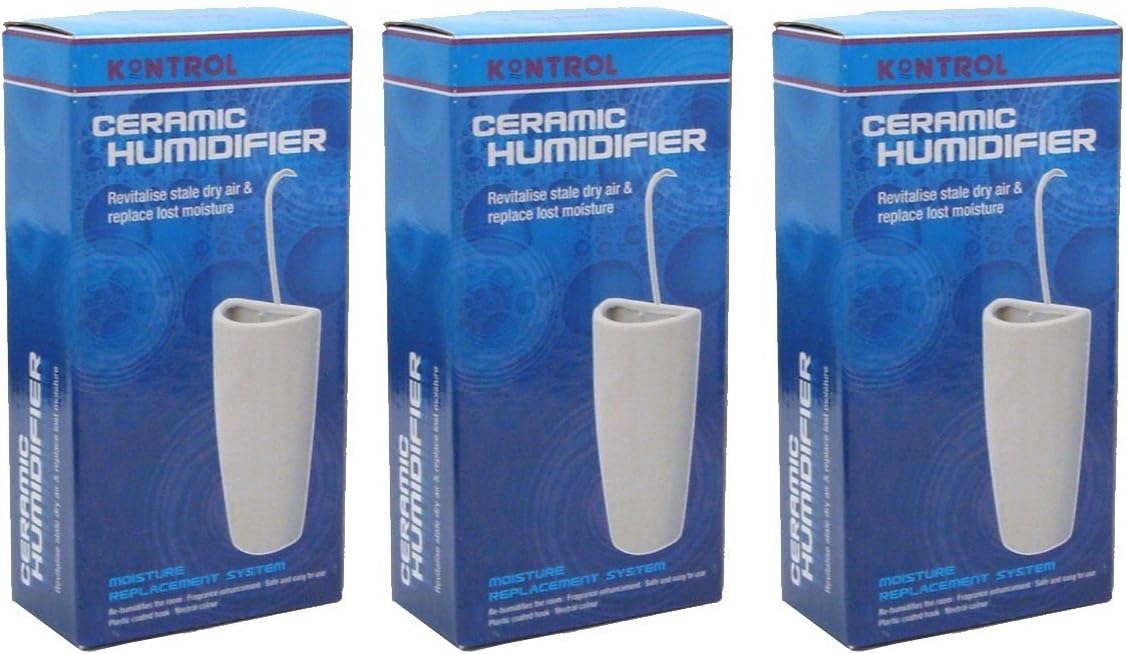 White Ceramic Hanging Radiator Humidifiers - Pack of 2 : Amazon.co.uk ...