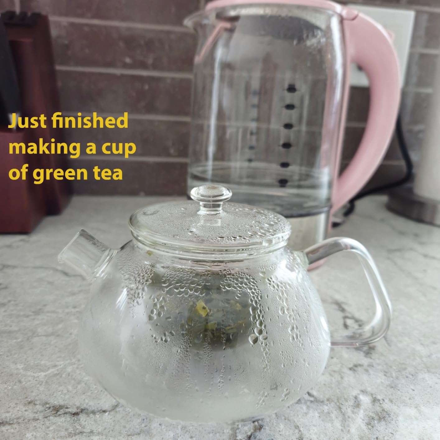 Amazon.com: Viva Nicola All Borosilicate Glass Teapot, Lid, with ...