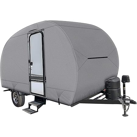 Amazon.com: Leader Accessories Travel Trailer Cover R-Pod Cover RV ...
