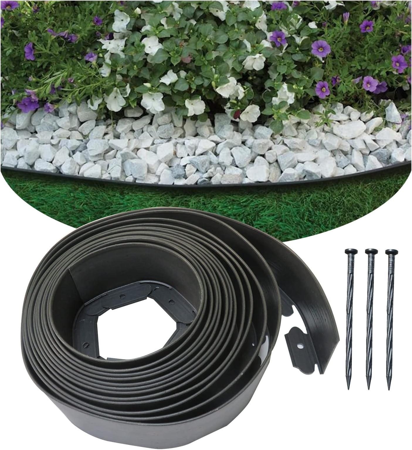 Amazon.com : Landscape Edging Border, 5 inch Tall Wall, Garden Edging ...