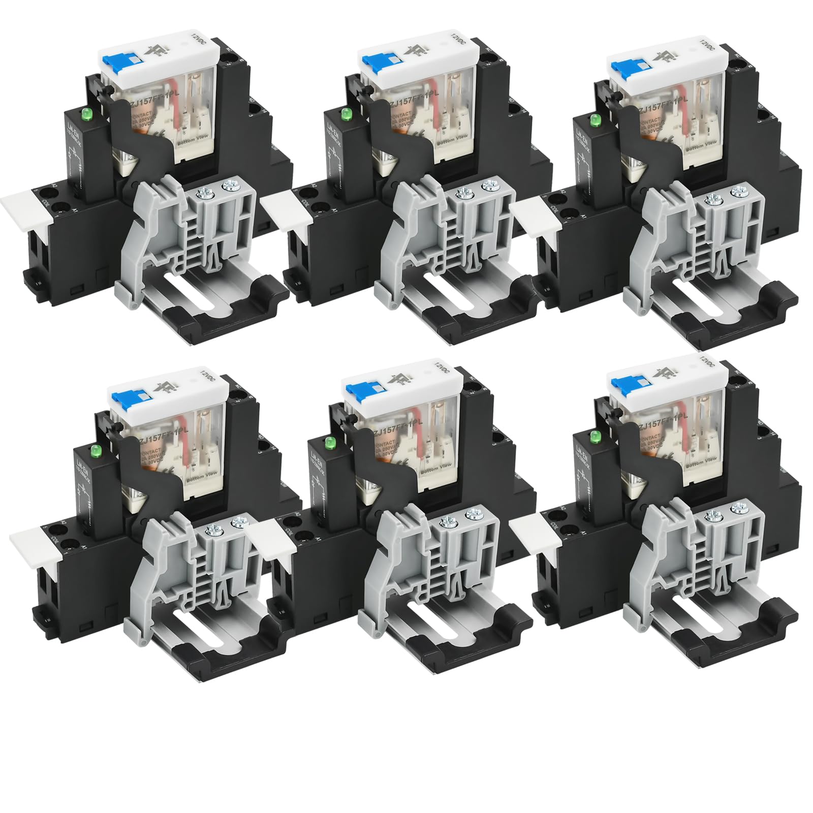 Snapklik.com : 6 Pcs 8Amp Mini Relay Switch DPDT