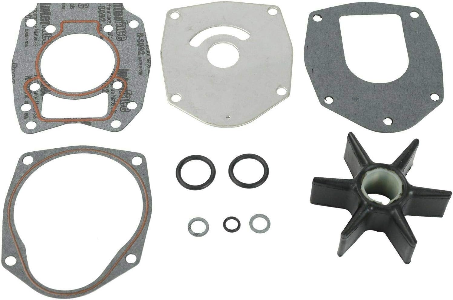 Amazon.com: Water Pump Impeller Seal Kits Fit Mercruiser Alpha One Gen ...