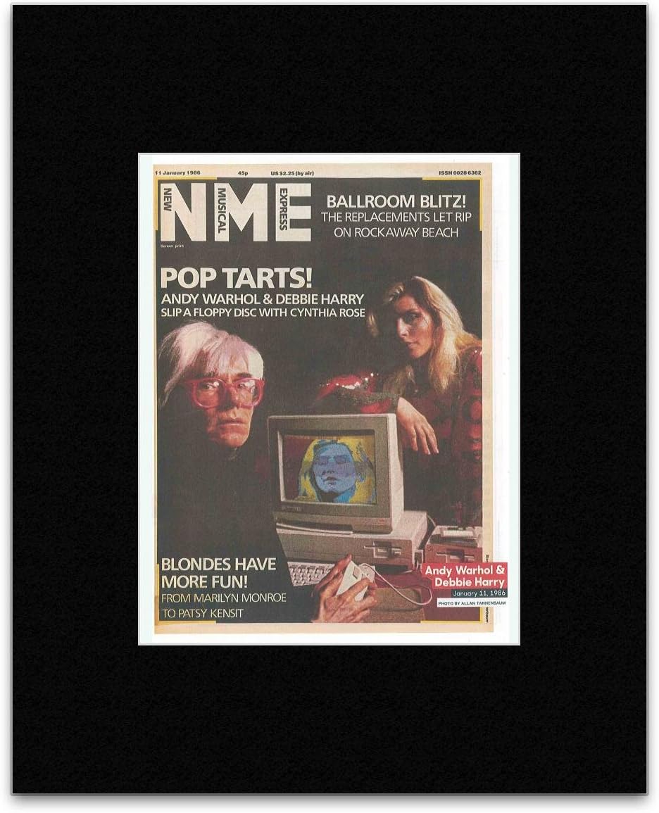 NME MAGAZINE FRONT COVER – 1986 Andy Warhol and Debbie Harry NME Cover ...