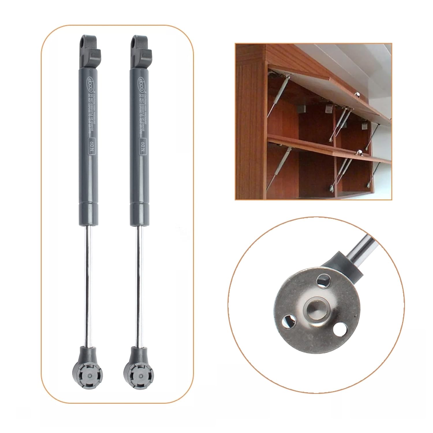 EBCO GAS SPRING PRO-LIFT 60N SOFT CLOSE : Amazon.in: Home & Kitchen