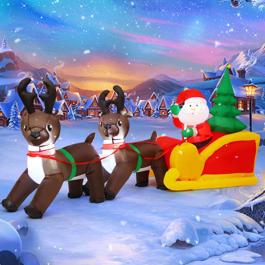 Amazon.com: COMIN 7.5 FT Christmas Inflatables Outdoor Decorations Blow ...