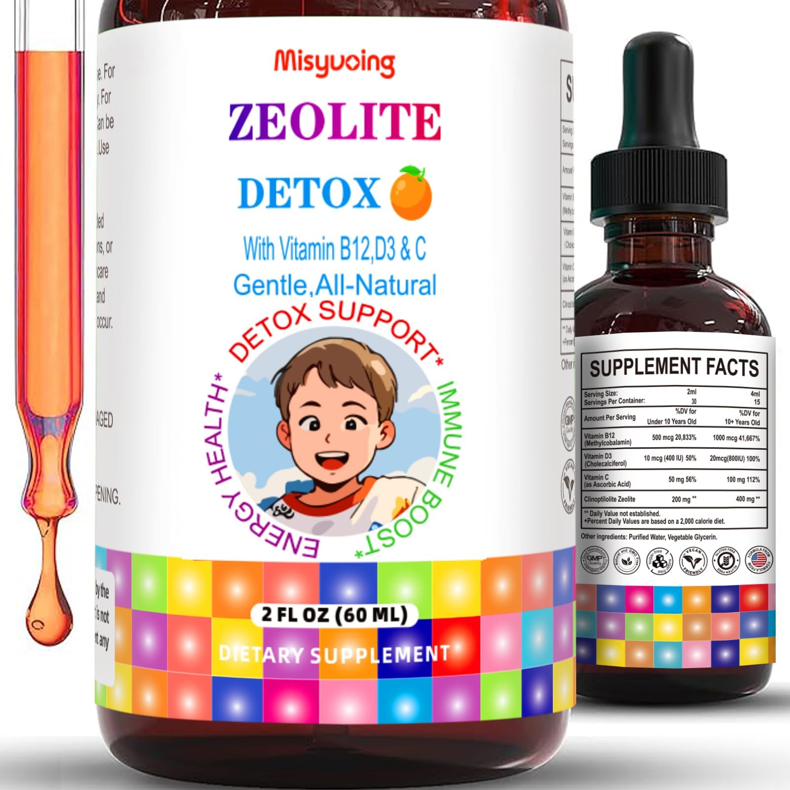 Amazon.com: NutraPep Zeolite Detox for Kids - Gentle Micronized ...