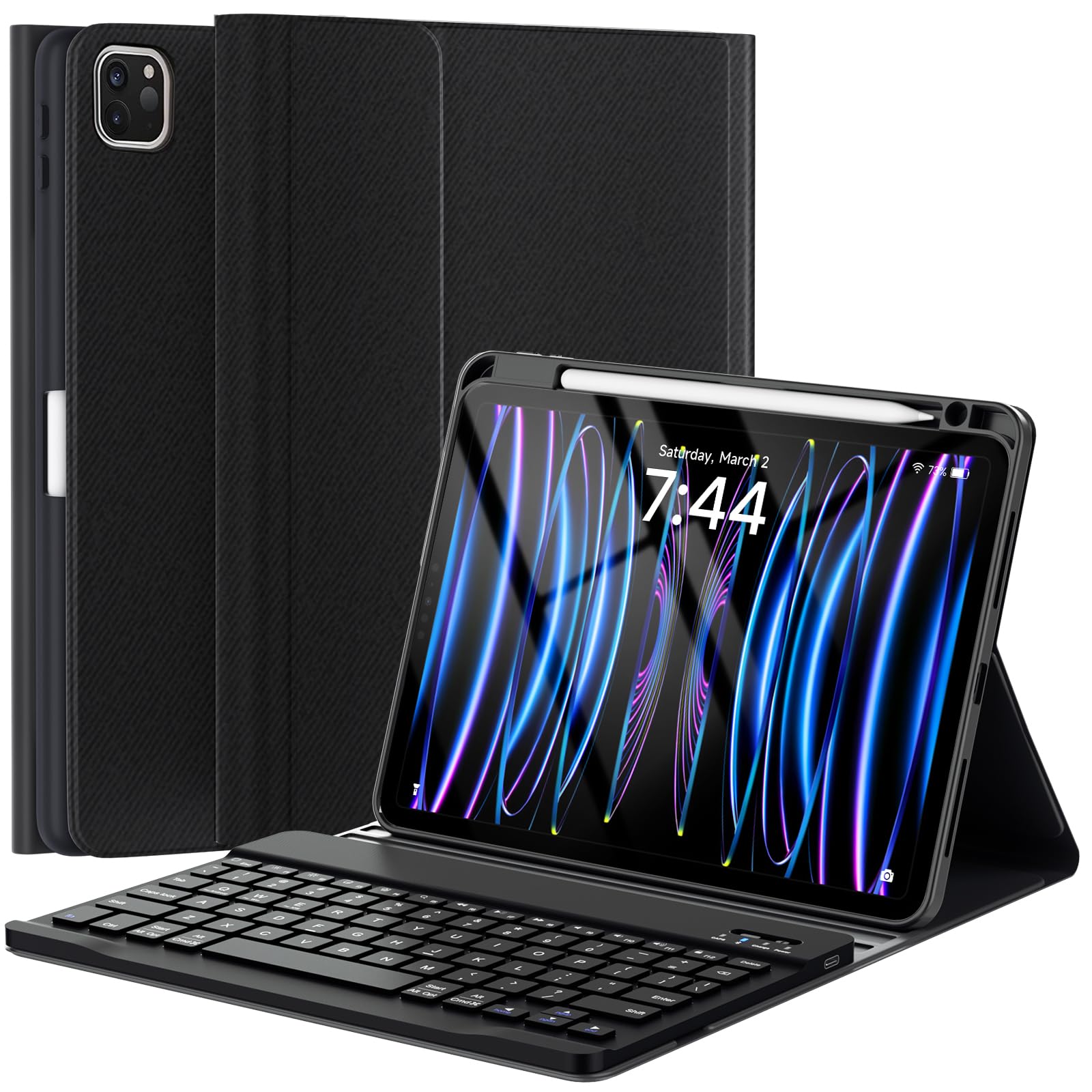 Amazon.com: OYEEICE Keyboard Case for iPad Air 11 inch (M2 2024)/10.9 ...