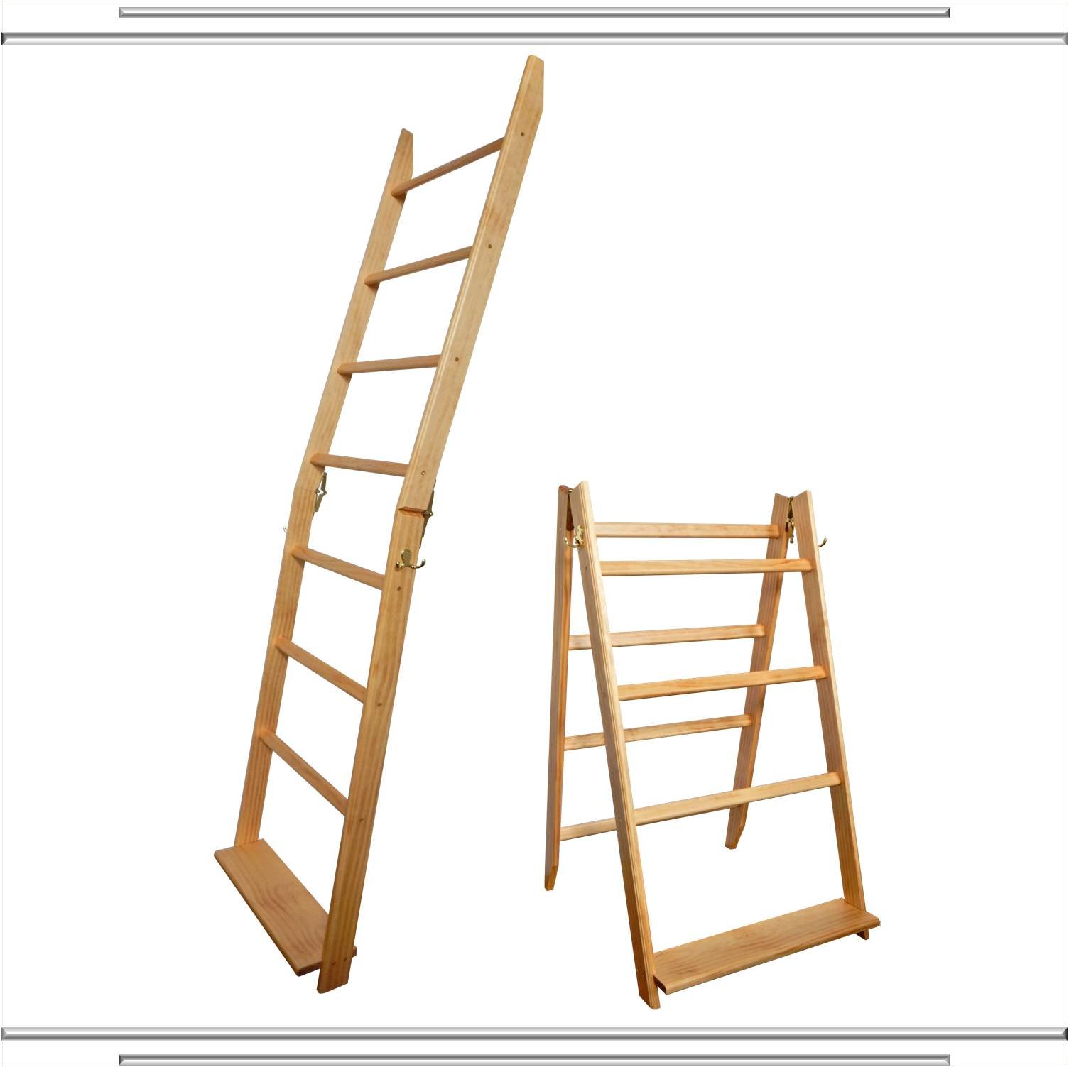 Snapklik.com : The LadderRack Its 2 Quilt Racks In 1