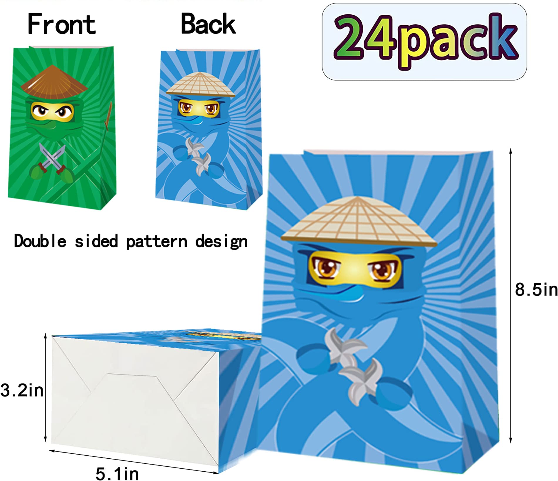 Ninja Gift Bags Add A Fun Twist To Your Party With Our Ninjago Chips