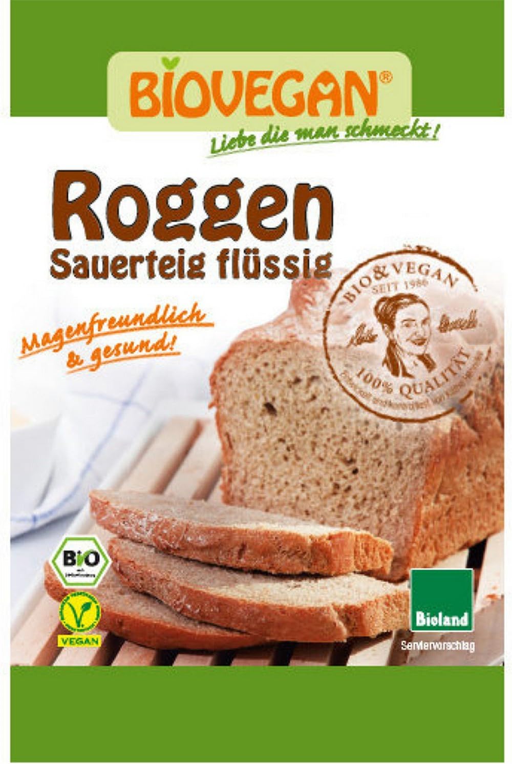 Biovegan, Roggen Natur-Sauerteig flüssig, 150ml : Amazon.co.uk: Grocery