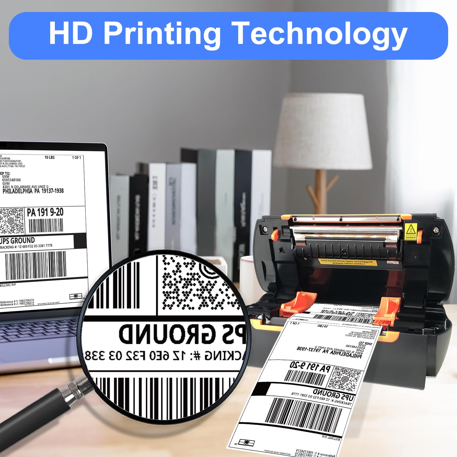Snapklik.com : USB Thermal Label Printer, 1.57" - 4.3" Width Thermal ...