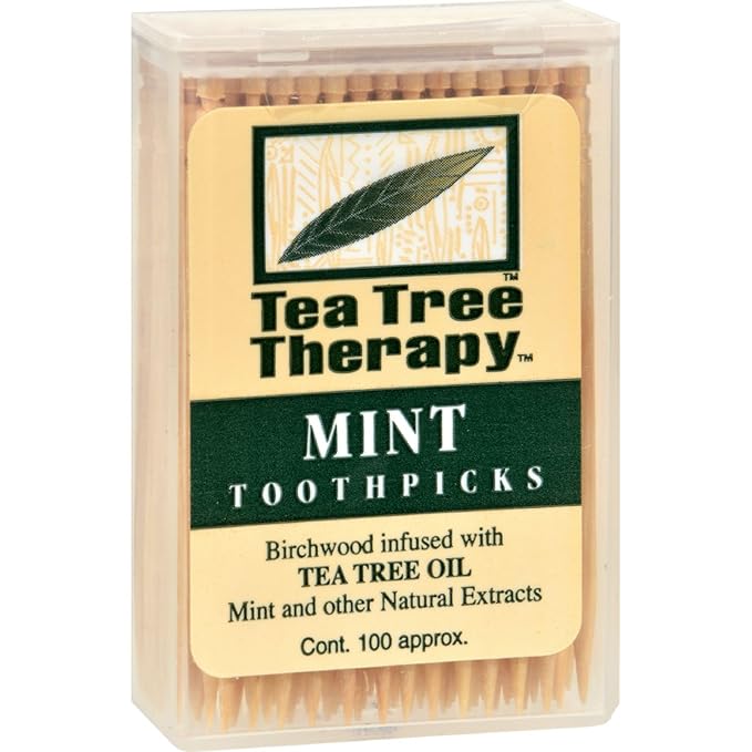 Amazon.com : Tea Tree Therapy, Toothpicks, 100 ct : Everything Else
