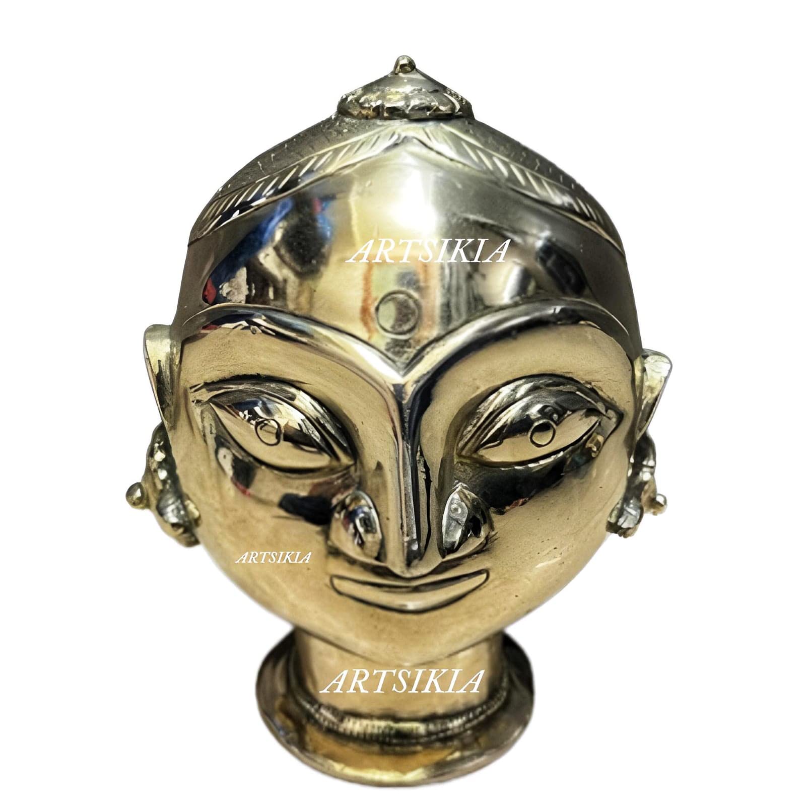 Buy Explore India Brass Gauri Head/Gangaur Lady/for Gangaur Festival ...