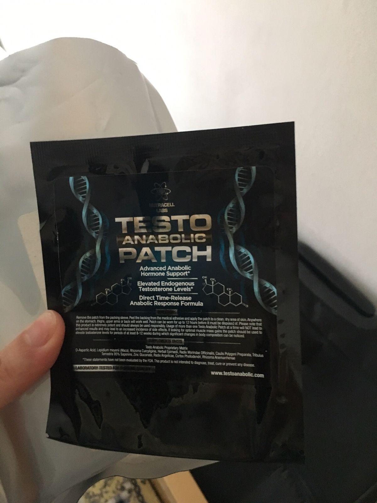 Testo Extreme Anabolic Patch : Advanced Testosterone Booster Without ...
