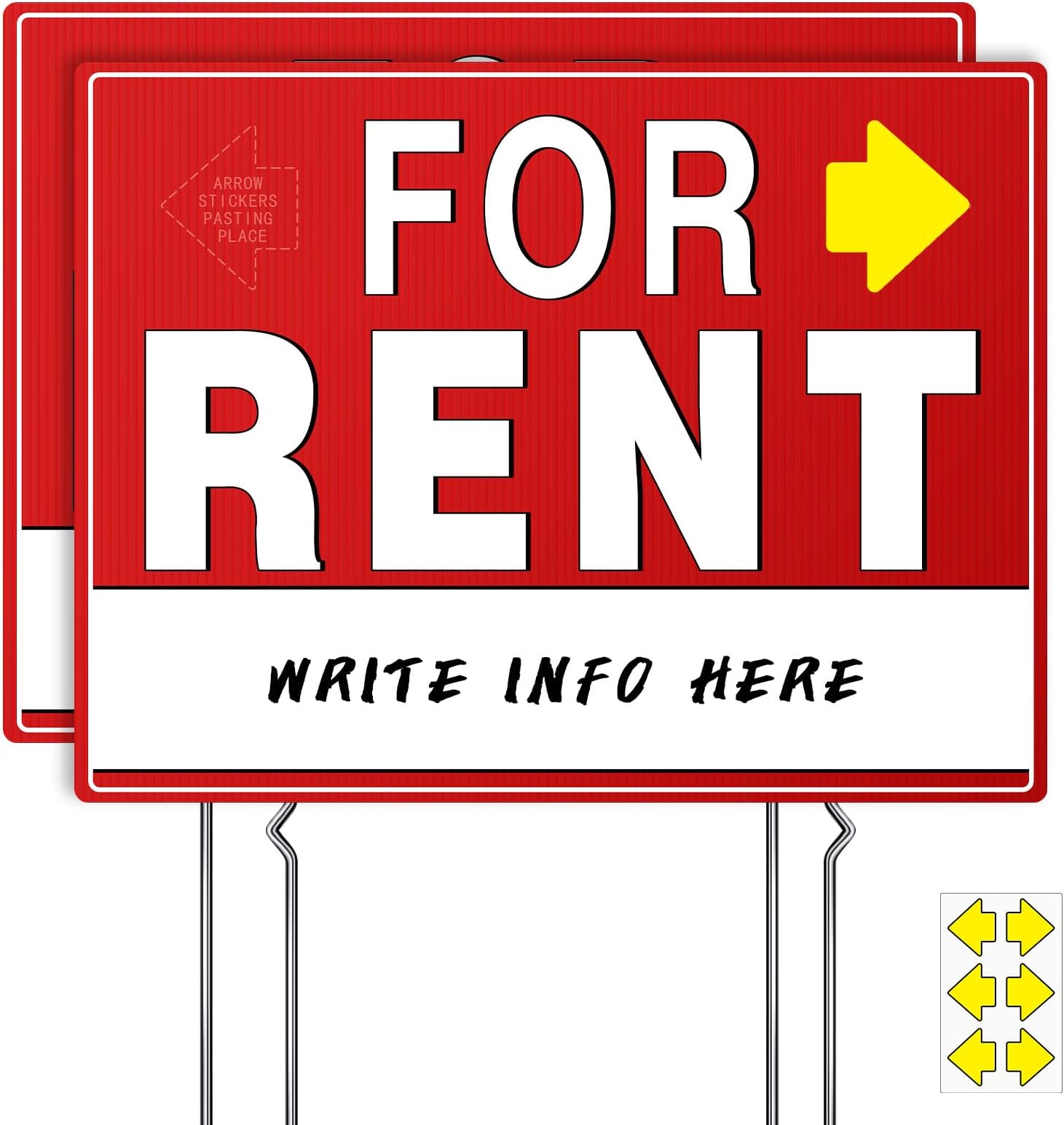Amazon.com: 14Pcs Estate Sale Signs,17" x 13",Estate Sale Arrows Yard ...