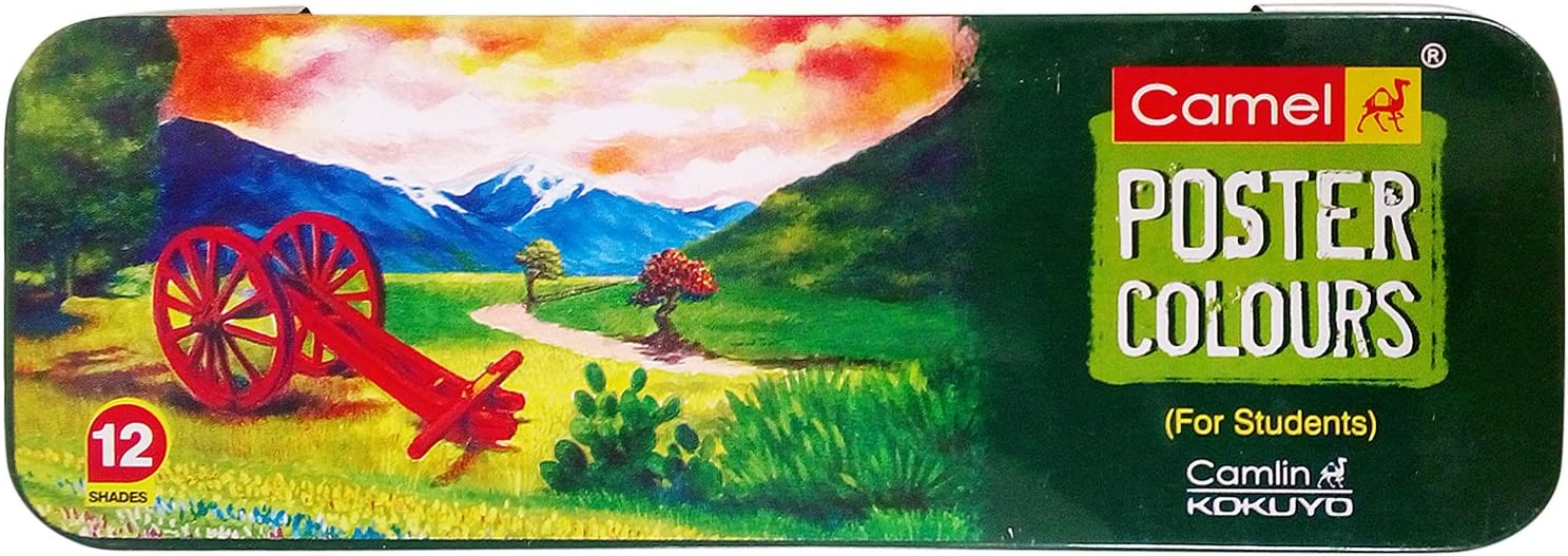 Camel Premium Poster Color - 15ml Each, 12 Shades : Amazon.in: Home ...