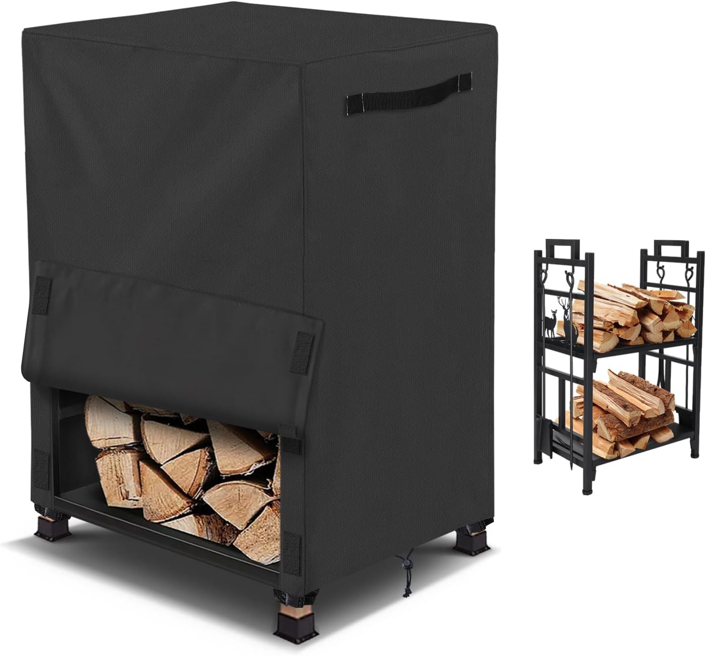 Amazon.com: AKEfit Firewood Log Rack Cover, Waterproof Covers for ...