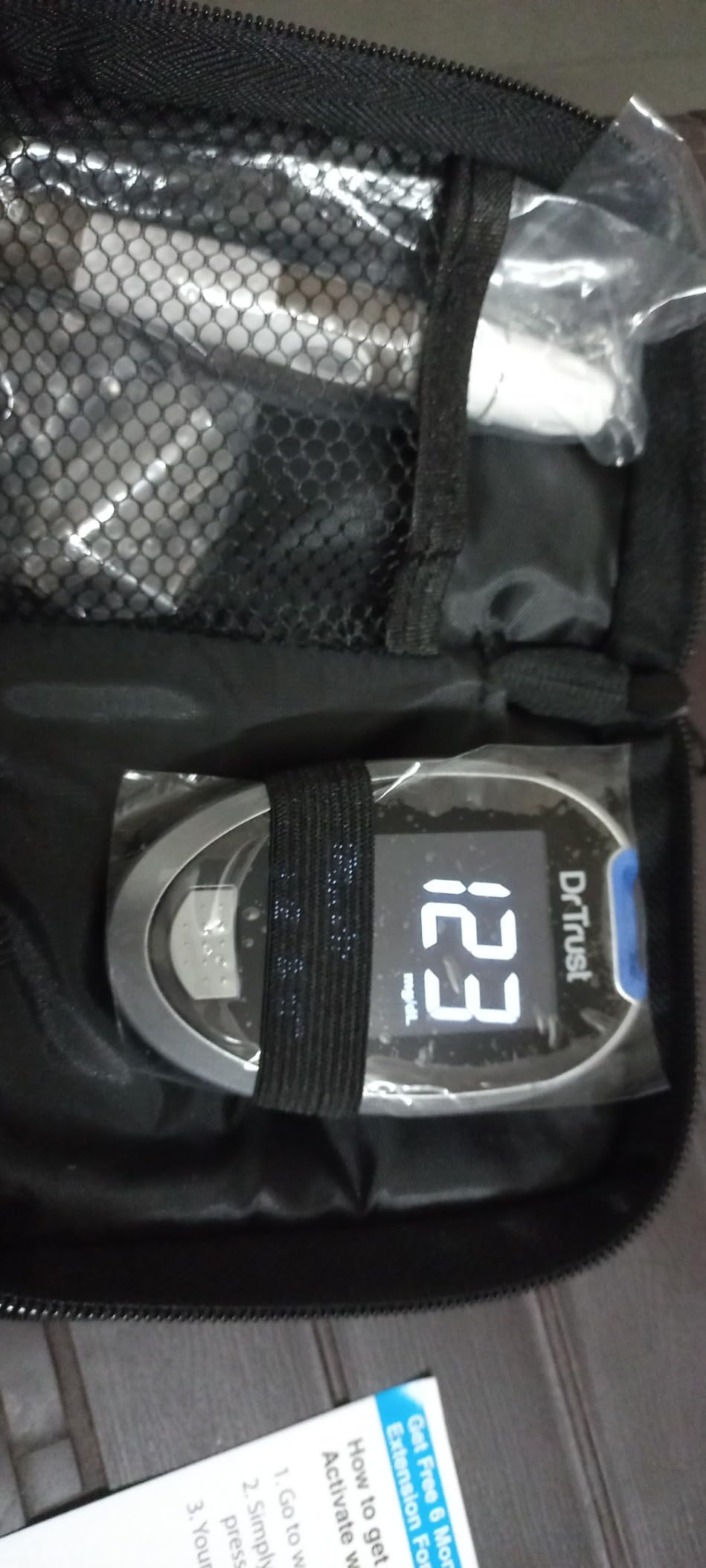 Dr TrustFully Automatic Blood Sugar Testing Glucometer Machine with 10 ...