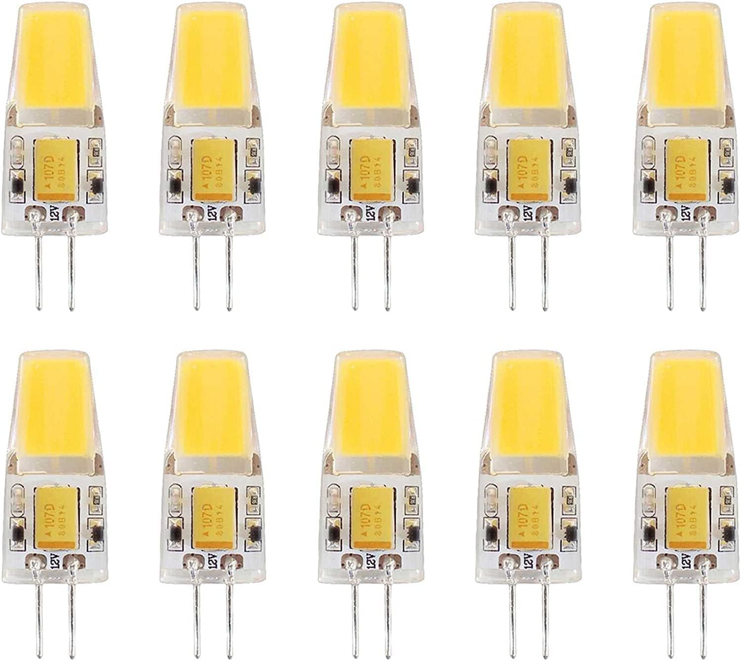 Amazon.com: G4 Led Light Bulbs, 7w Equivalent to 40w, Ac Dc 12v, Bi-pin ...