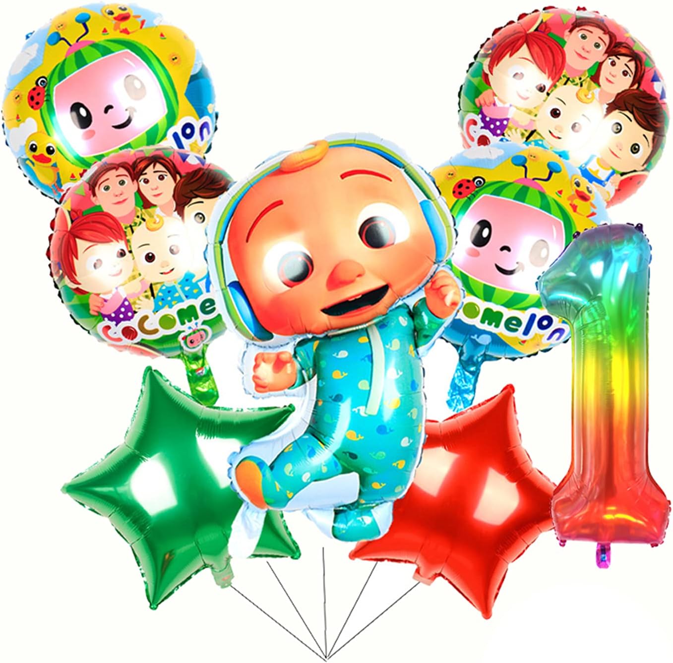 Buy CLEVER WAREHOUSE BabyMellon Balloons 8 Pcs Foil Balloons For 1st buy-clever-warehouse-babymellon-balloons-8-pcs-foil-balloons-for-1st