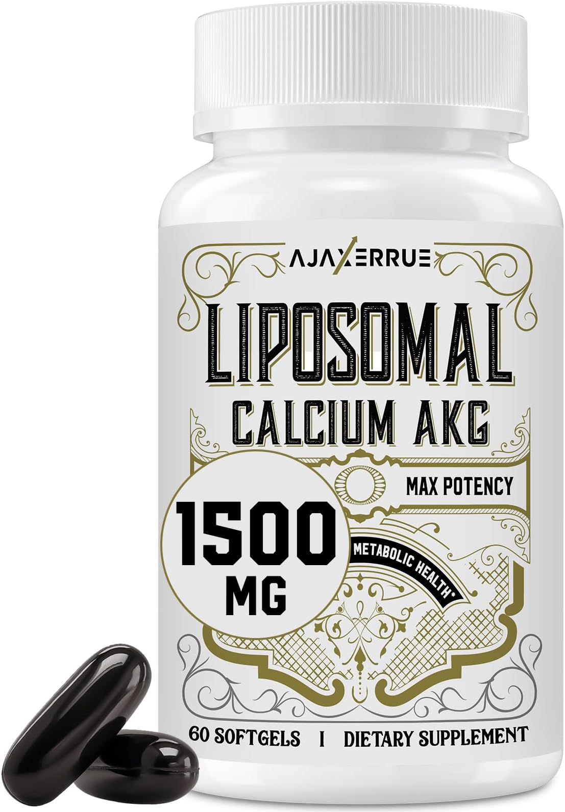 Amazon.com: Liposomal Calcium AKG Supplement 1500 MG (Alpha ...