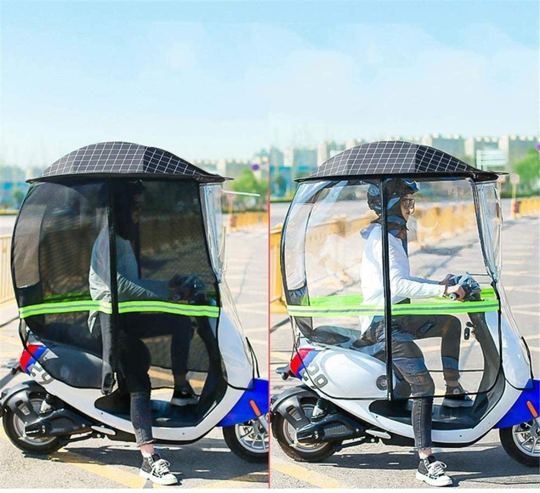 HSOSK Polyester, PVC Poju Universal Fully Enclosed Motorcycle Canopy ...