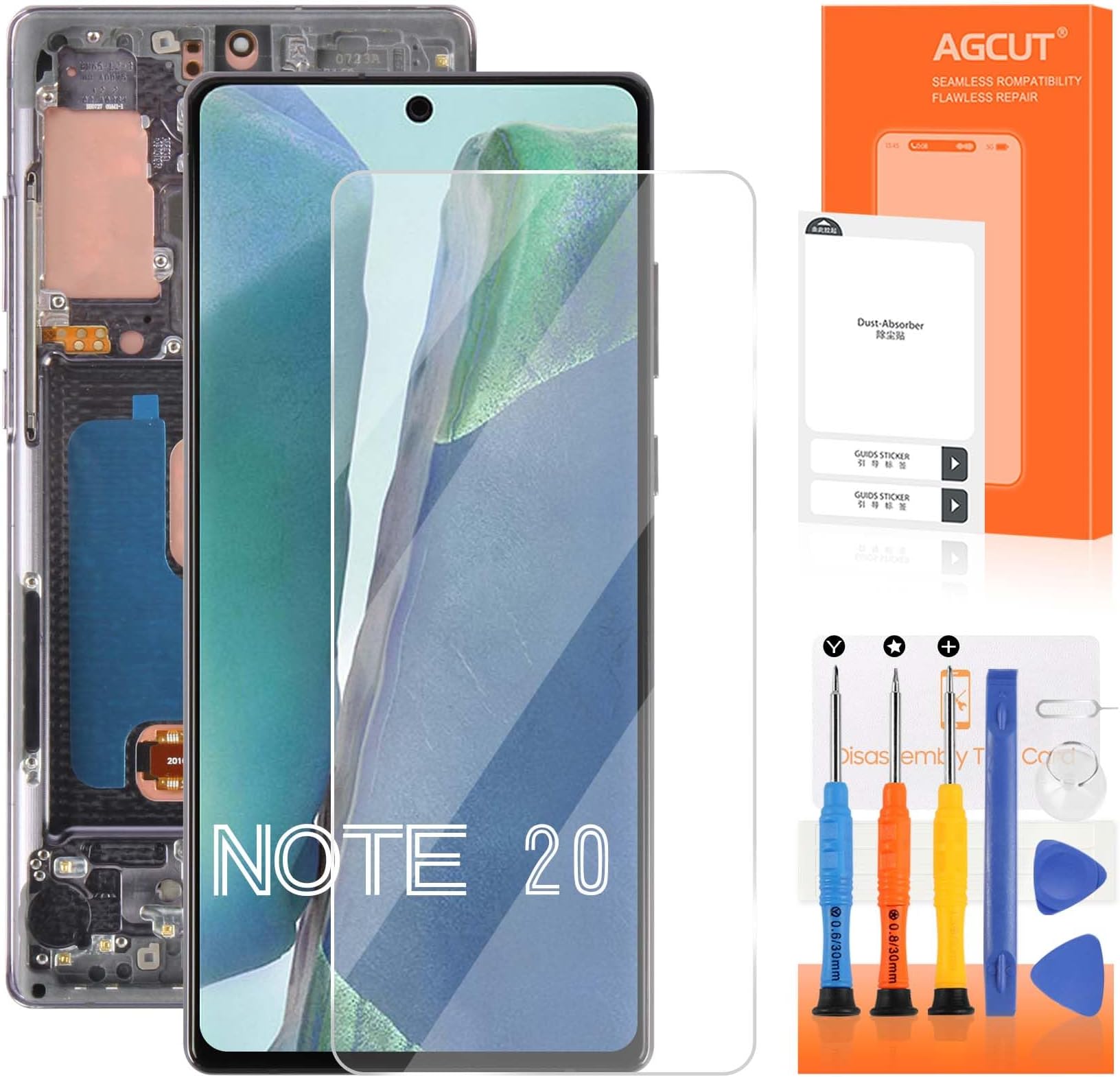 Amazon.com: AMOLED Original para Samsung Note 20 Ultra 5G LCD Note20 ...