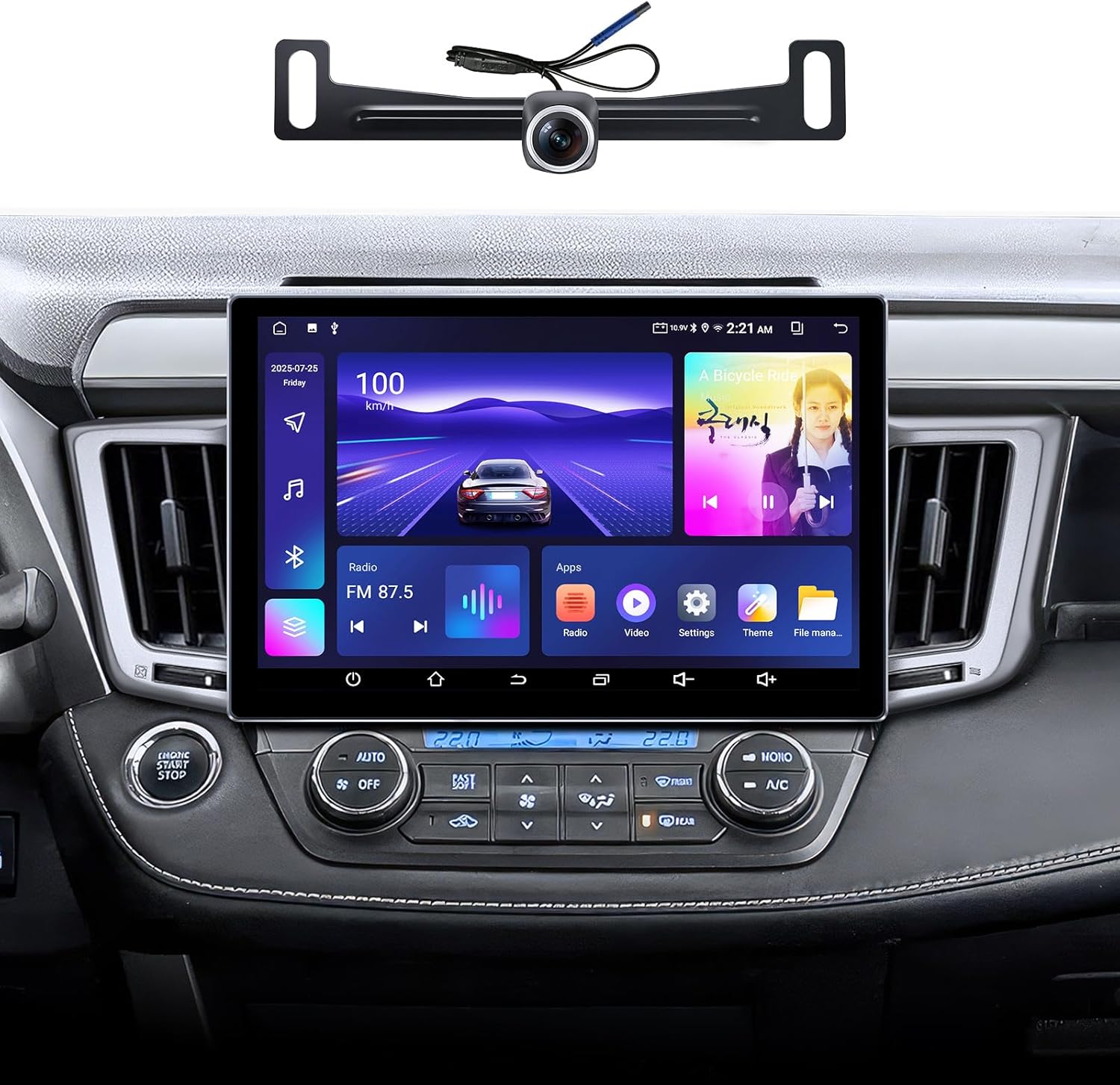 Amazon.com: 11.5inch (4G+64G) Car Radio Stereo Upgrade for Toyota RAV4 ...