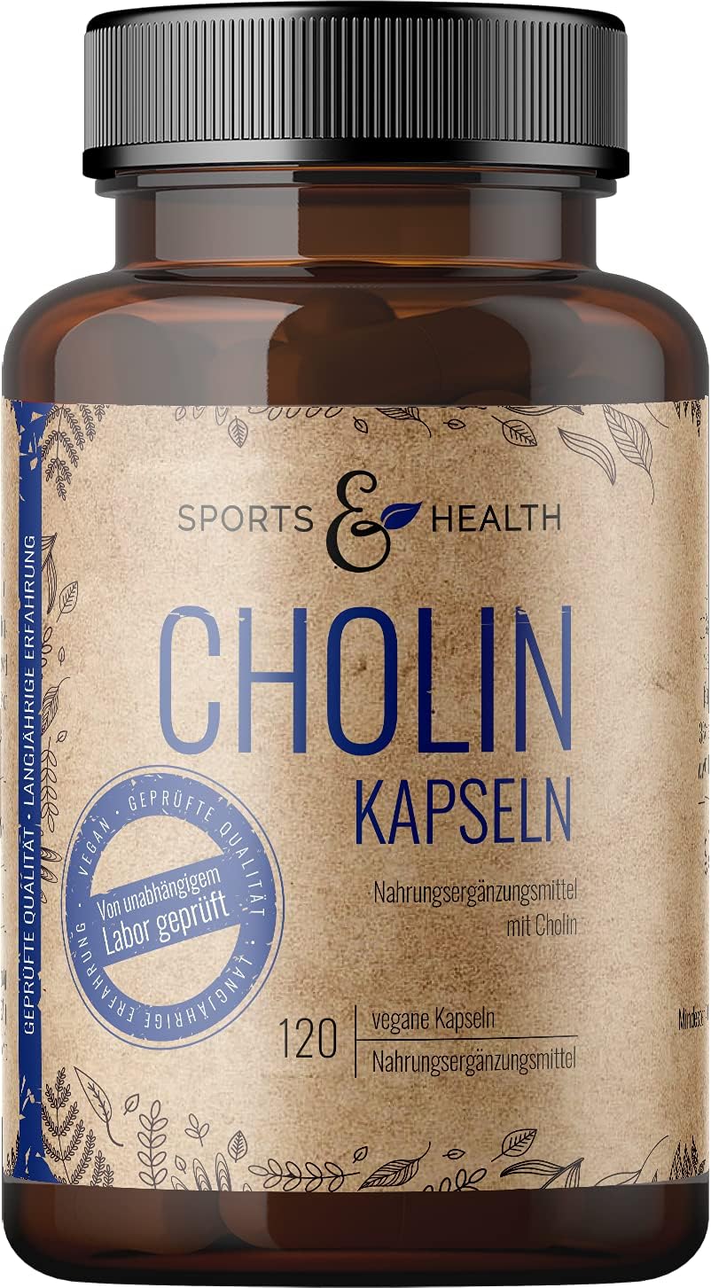 Cholin Kapseln - Cholin Kapseln Hochdosiert - 120 Kapseln Cholin ...