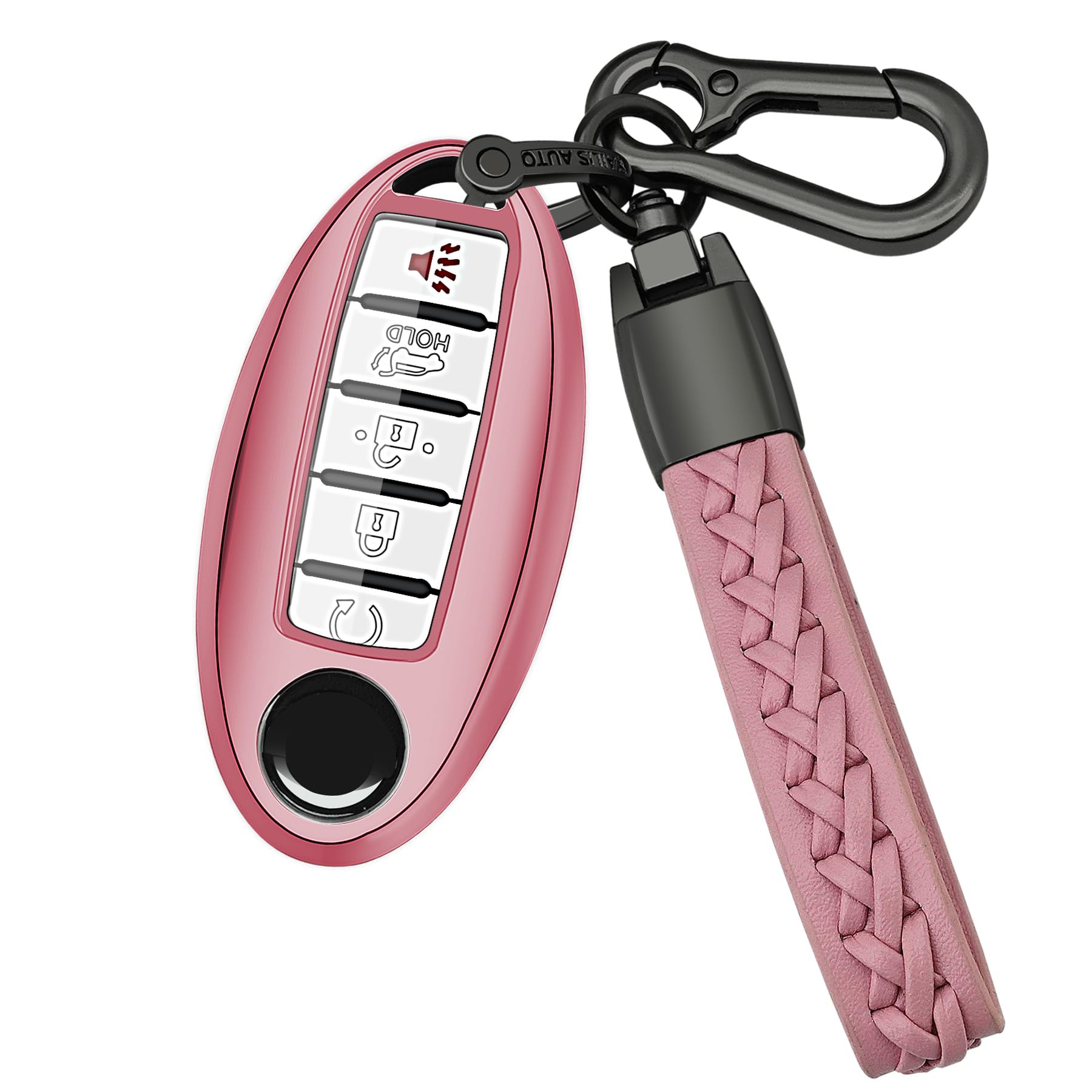 Amazon.com: Kirsnda for Nissan Key fob Cover case with Keychain,Soft ...