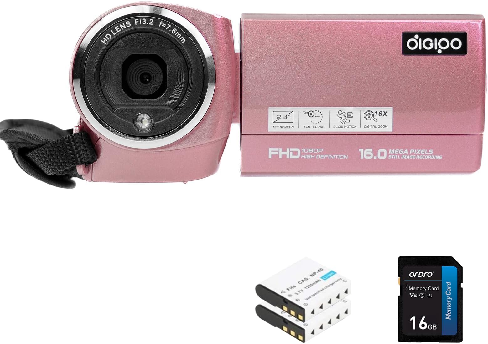 Amazon.com : DEGIPO Video Camera, Full HD 1080P Camcorder Vlogging ...