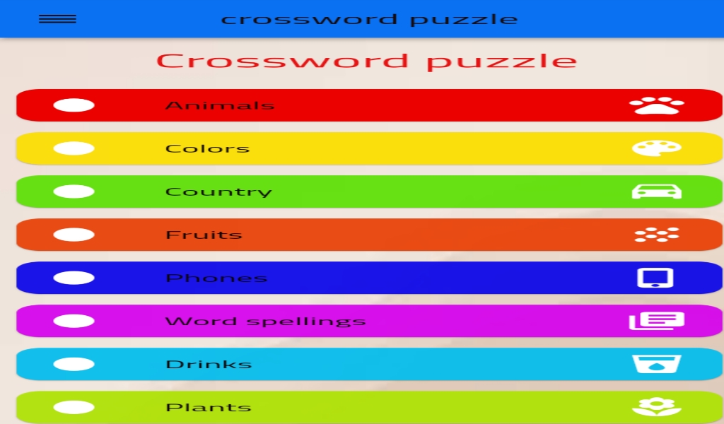 Crossword puzzle - App on Amazon Appstore