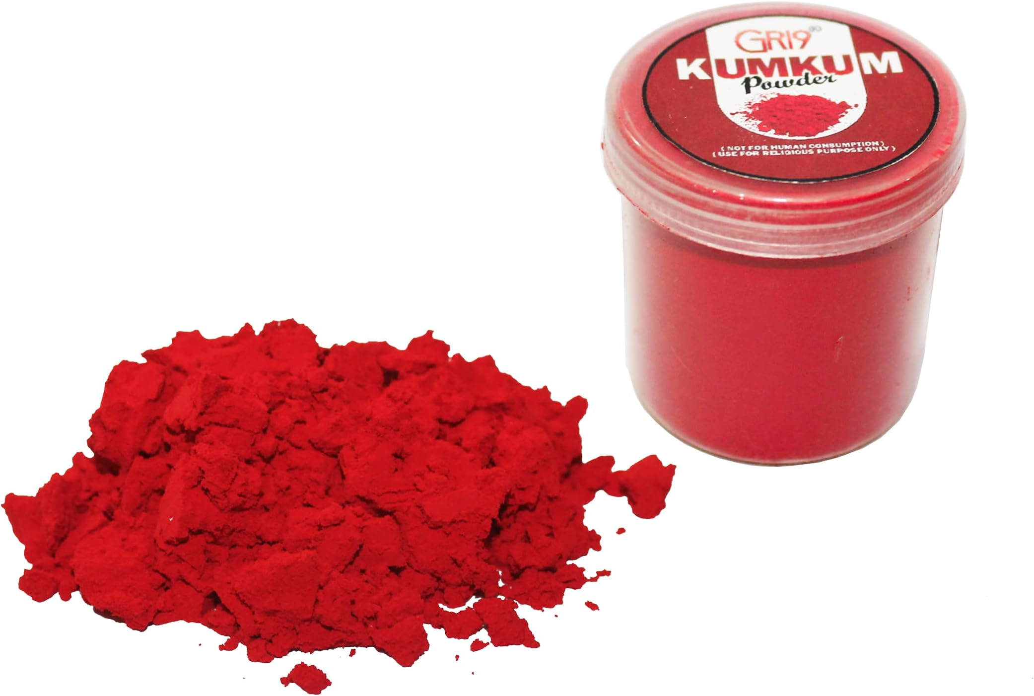 Amazon.com : Indian Dark Red Pure Kumkum Powder (Sindoor, Kumkuma, Kum ...