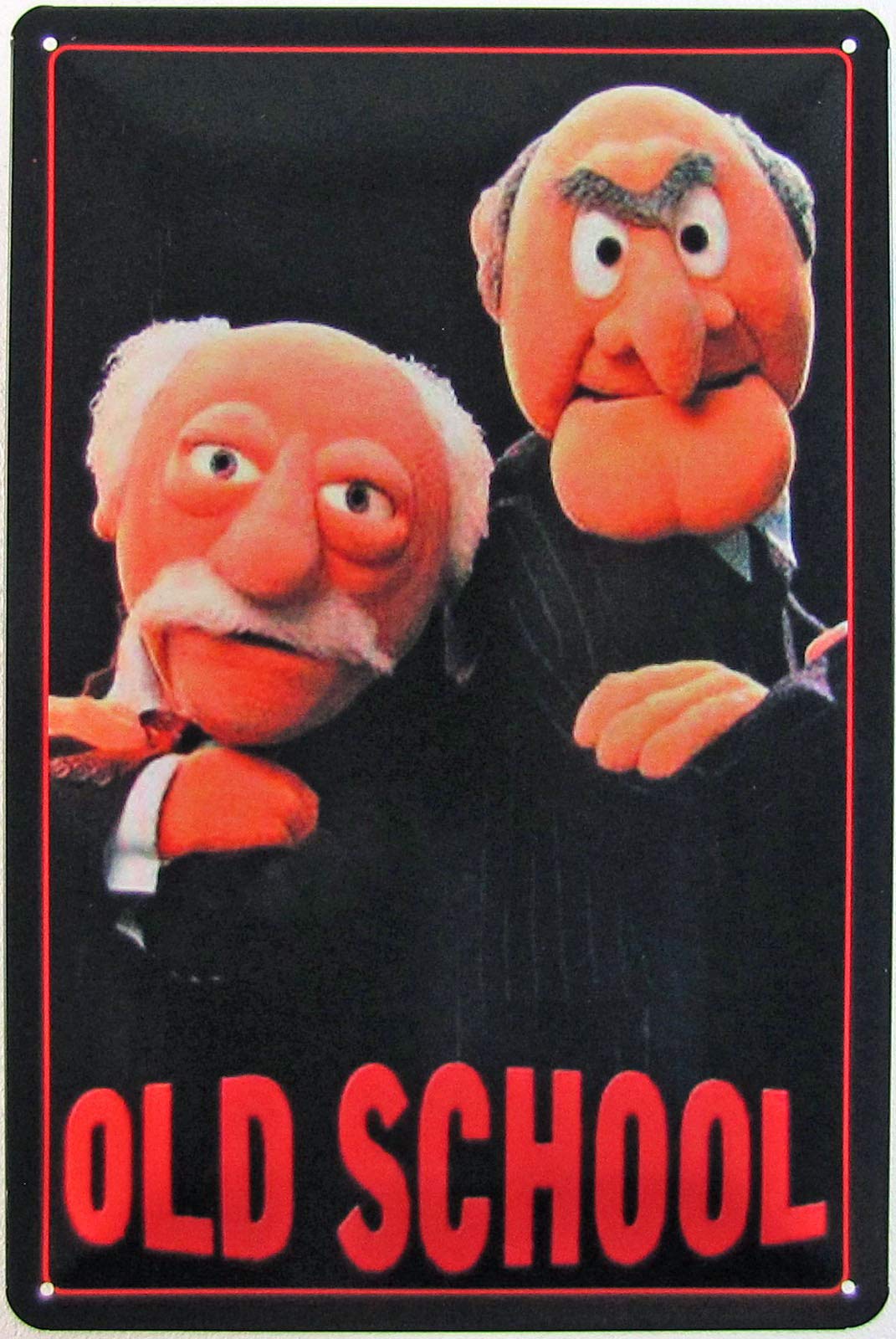 Tin Sign 20 x 30 cm Curved Muppet Show Old School Decorative Gift Sign ...