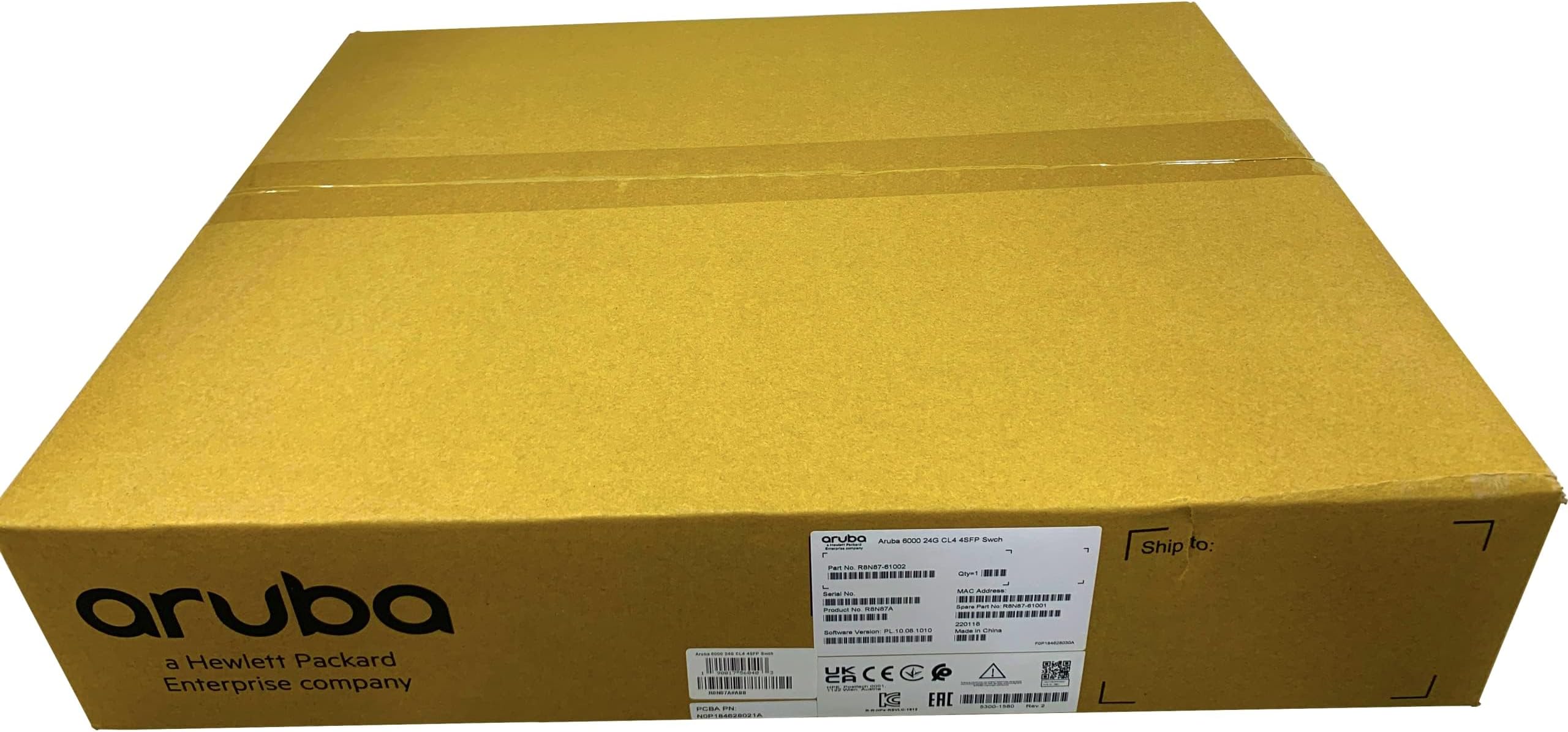 Amazon.com: HPE Aruba 6000 24G Class4 PoE 4SFP 370W Switch (R8N87A ...