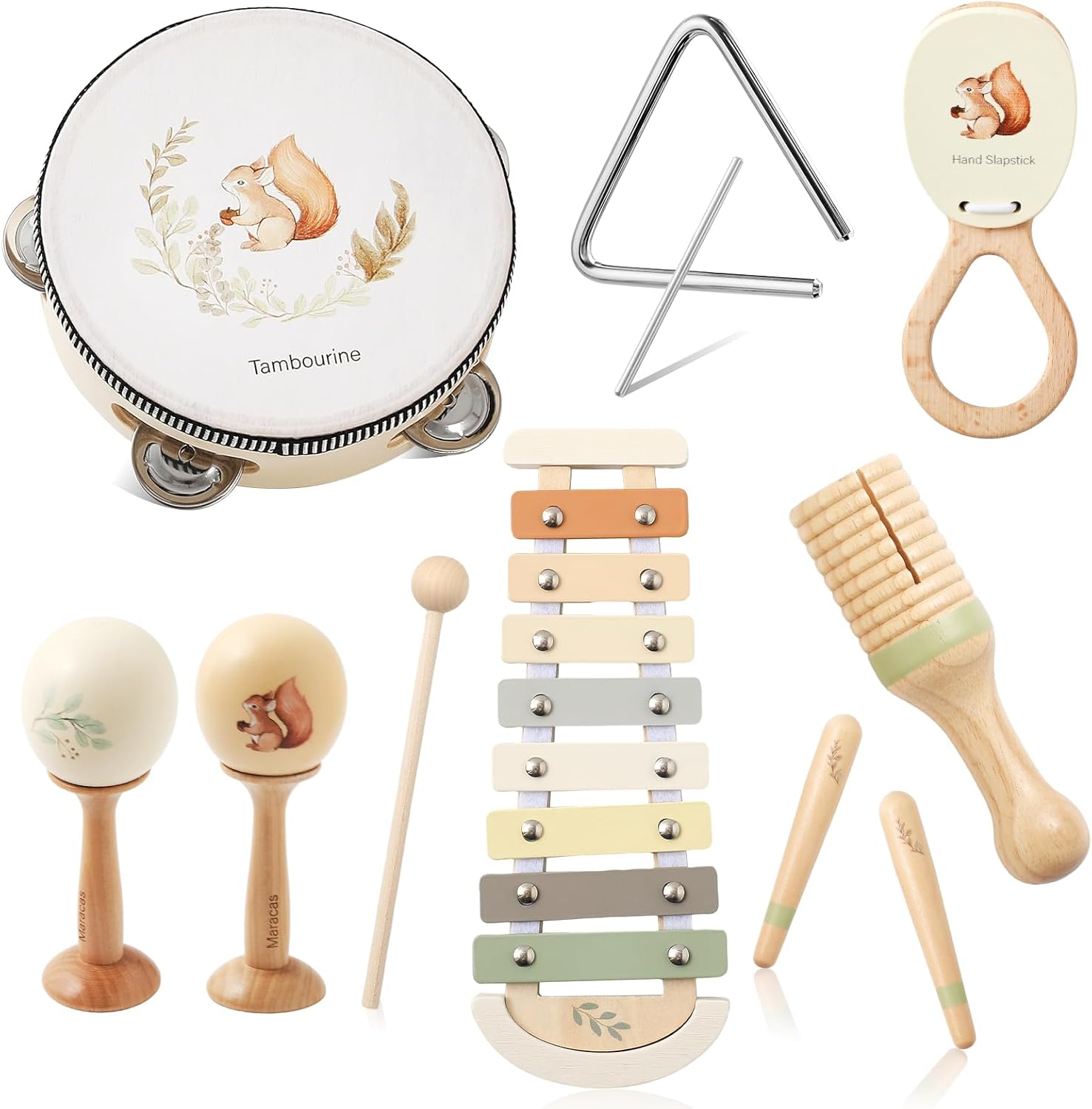 Amazon.com: Baby Musical Instruments Set | Montessori Musical Toys for ...