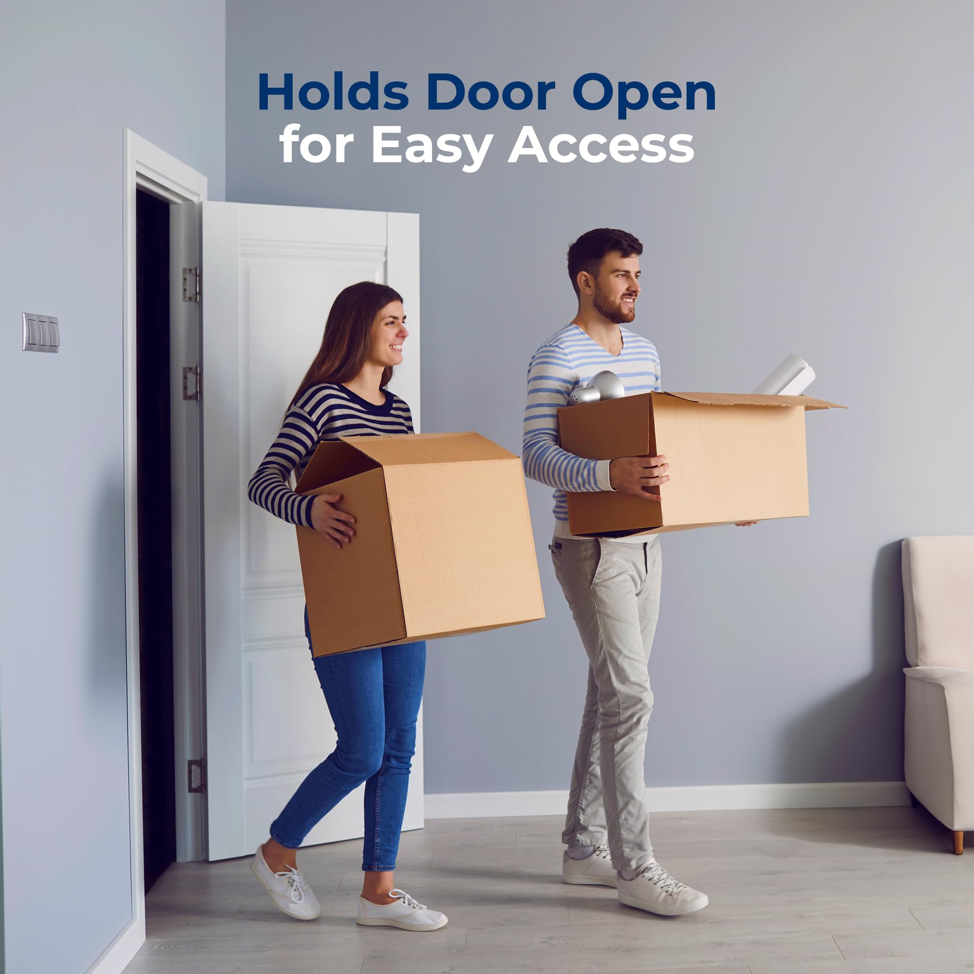Snapklik.com : Serenelife Hydraulic Door Stopper - Protect Your Door ...