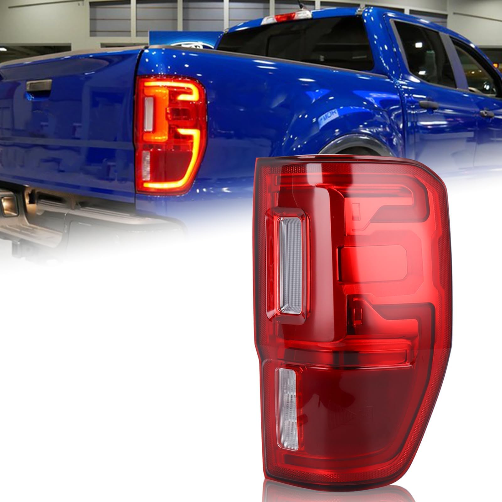 Amazon.com: JSKAPA Tail Light Assembly For 2019-2022 Ford Ranger XL XLT ...