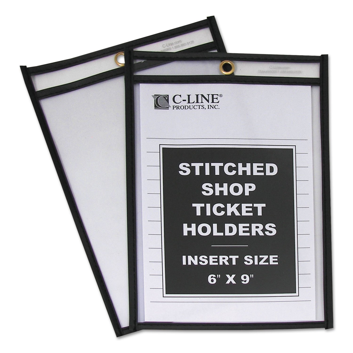 Amazon.com : C-Line 46069 Shop Ticket Holders, Stitched, Both Sides ...