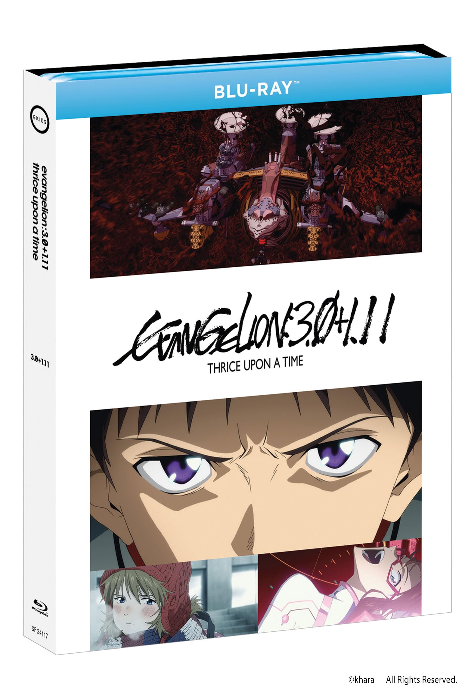Amazon.com: EVANGELION:3.0+1.11 THRICE UPON A TIME [Blu-ray] : Spike ...