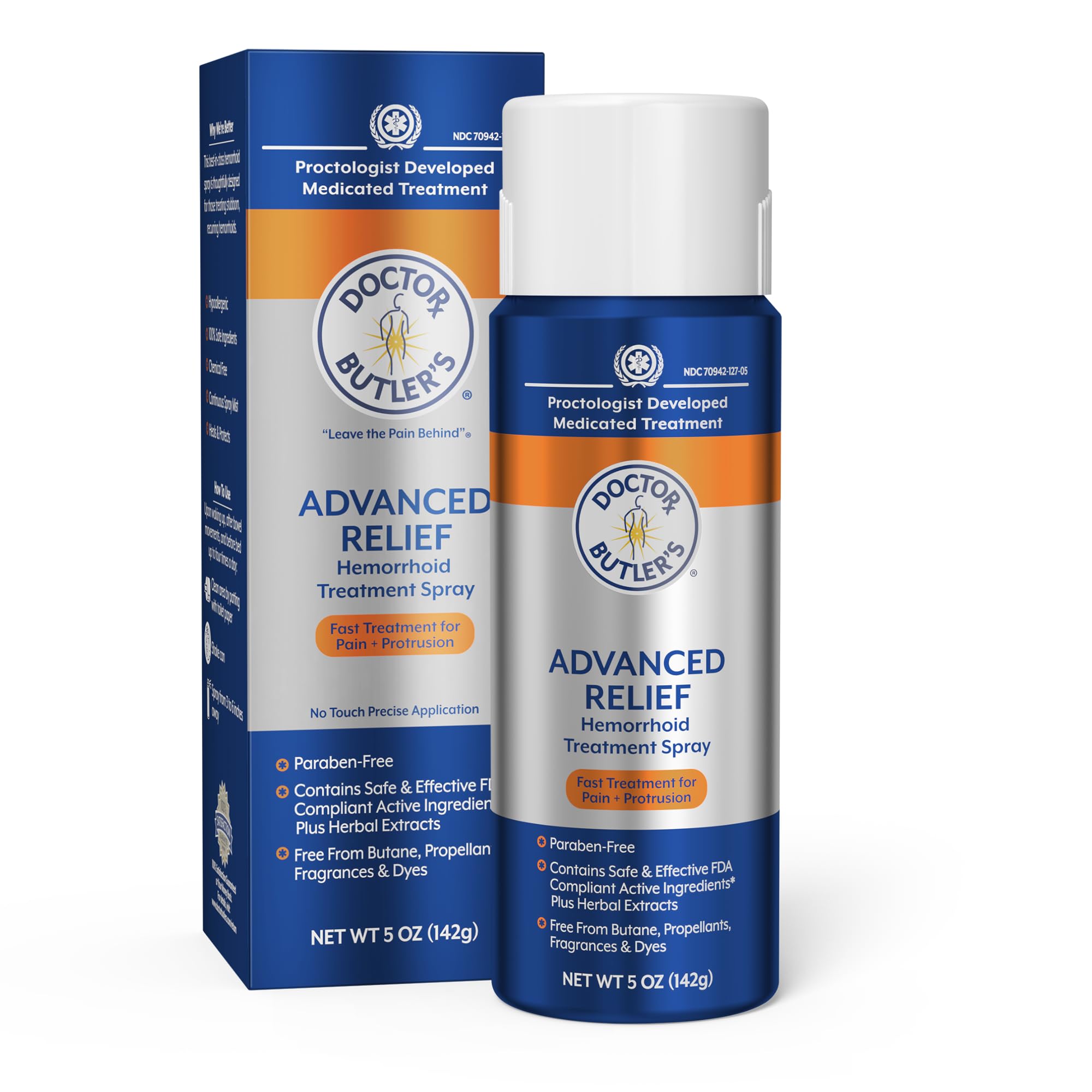 Amazon.com: Doctor Butler's Advanced Relief Hemorrhoid Spray – Advanced ...