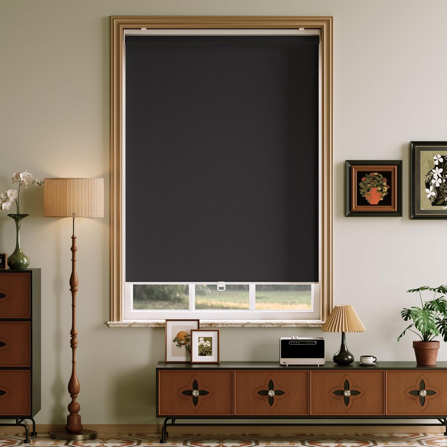 Amazon.com: BGBL Cordless Roller Shades Blackout Blinds for Windows ...
